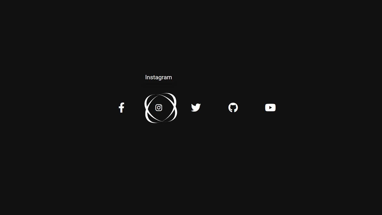 Popup Icons With Tooltip on Hover Using Html Css Only