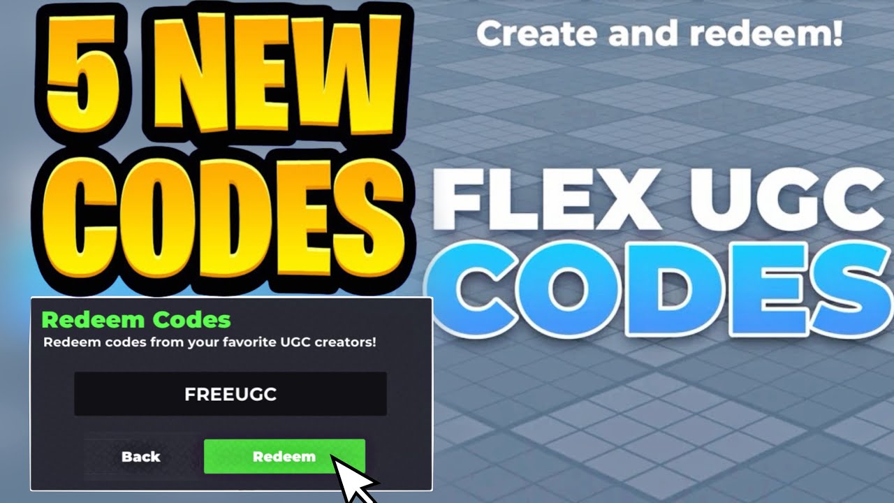 *NEW* All Working UPDATE CODES FOR FLEX UGC IN JANUARY 2026 | ROBLOX FLEX UGC CODES