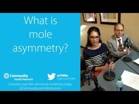 What is mole asymetry?