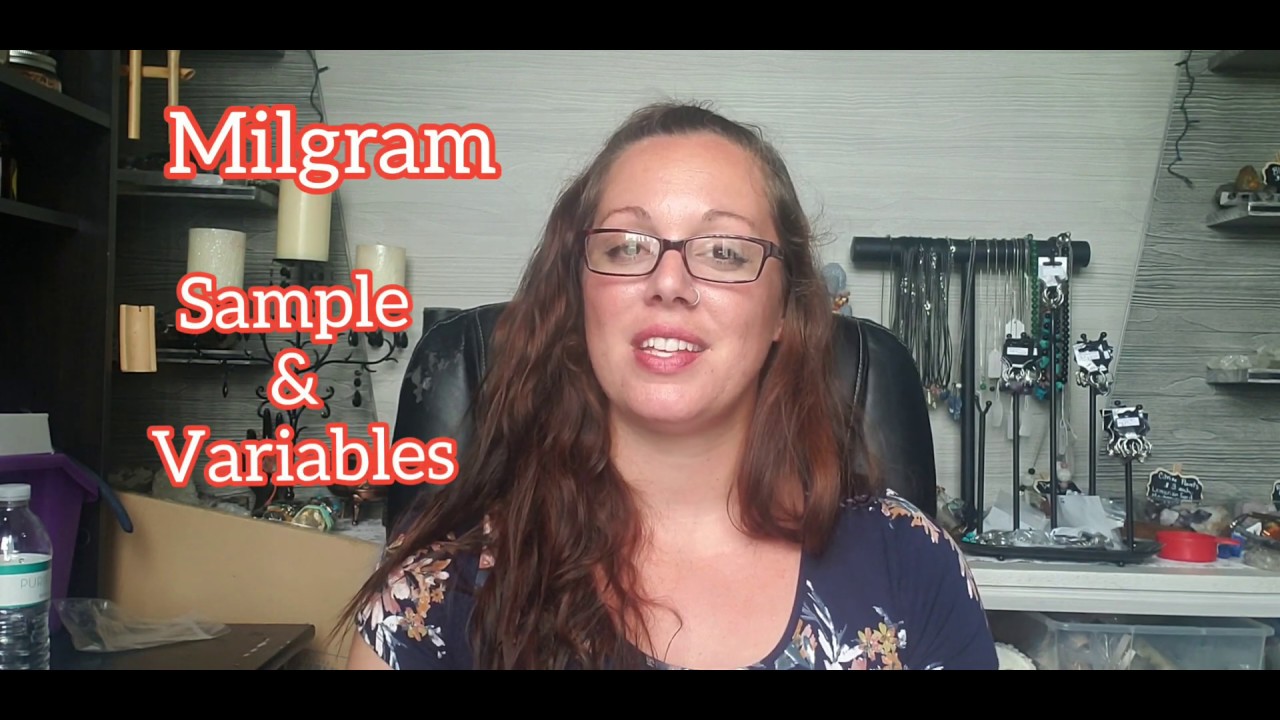 Milgram, Obedience, Sample and Variables Explained,  AICE Psychology 9990