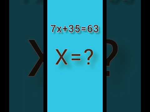 What is the constant value of x?/ What is a value of x?#shorts