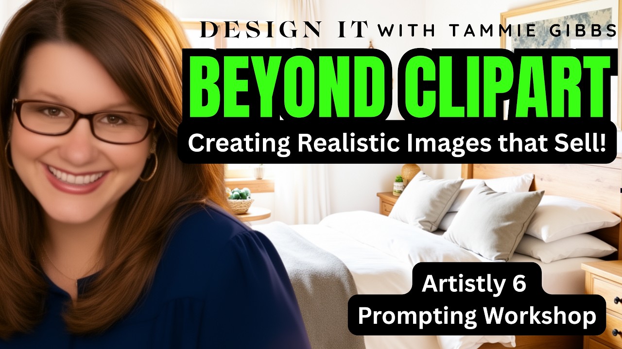 Beyond Clipart: Creating Realistic Images That Sell | Artistly 6 Prompting Workshop