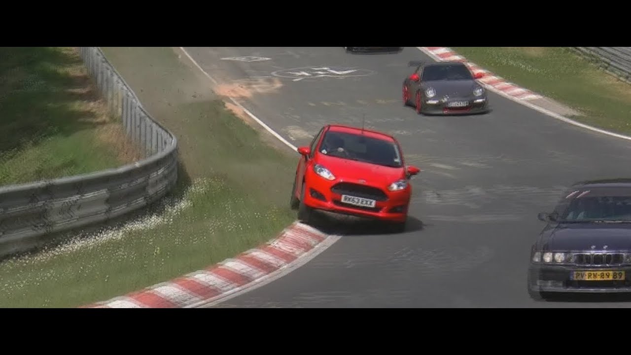 Awesome Save: Ford Fiesta ST Nearly Crashes at 'Ring Track Day ...