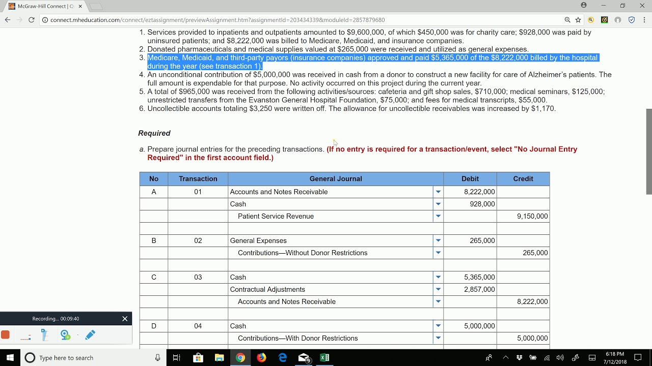 ACG4501 Chapter 16 homework explanations