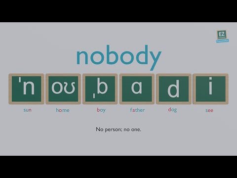 How to pronounce nobody ?