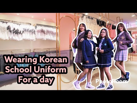 LIFE UPDATE | Wearing Korean School Uniform for a day