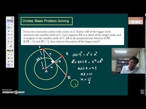 Circles Tangents and Chords