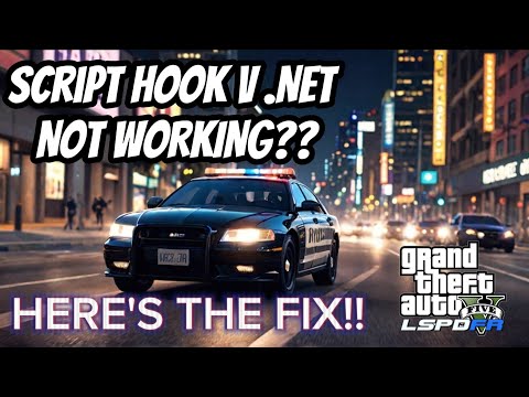 How to FIX Script Hook V .NET in GTA 5 (2024)