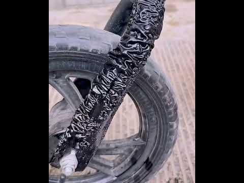 ๐จ Satisfying Bike Paint Removal ๐ฒ