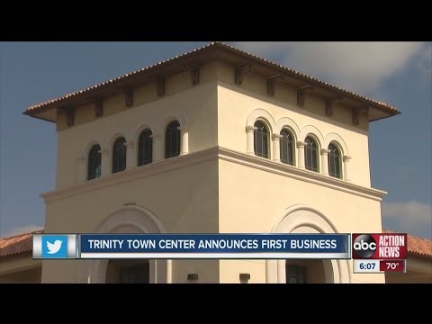 A Pasco County development, Trinity Town Center, gets first business