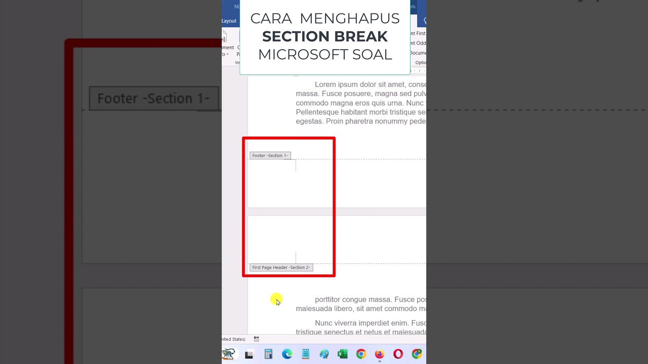 How to Remove Section Breaks in Word | Microsoft Word Tutorial
