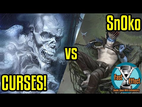 CURSES! vs SnOko | Legacy Magic: The Gathering w/Commentary | Fast Effect | ELD's MTG