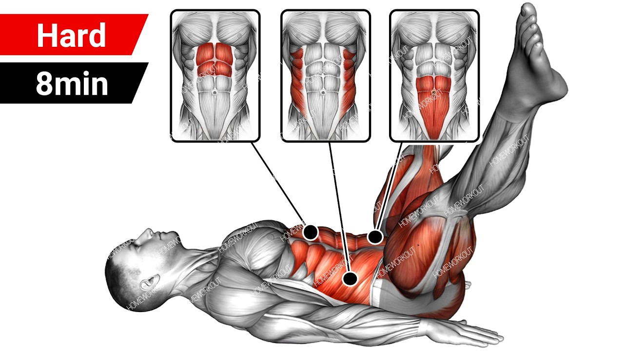 A Short but Powerful Abs Workout! ➜ Builds a defined six-pack abs.