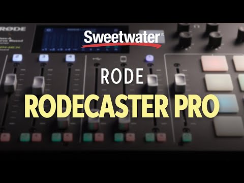 RodeCaster Pro Podcast Production Studio Demo