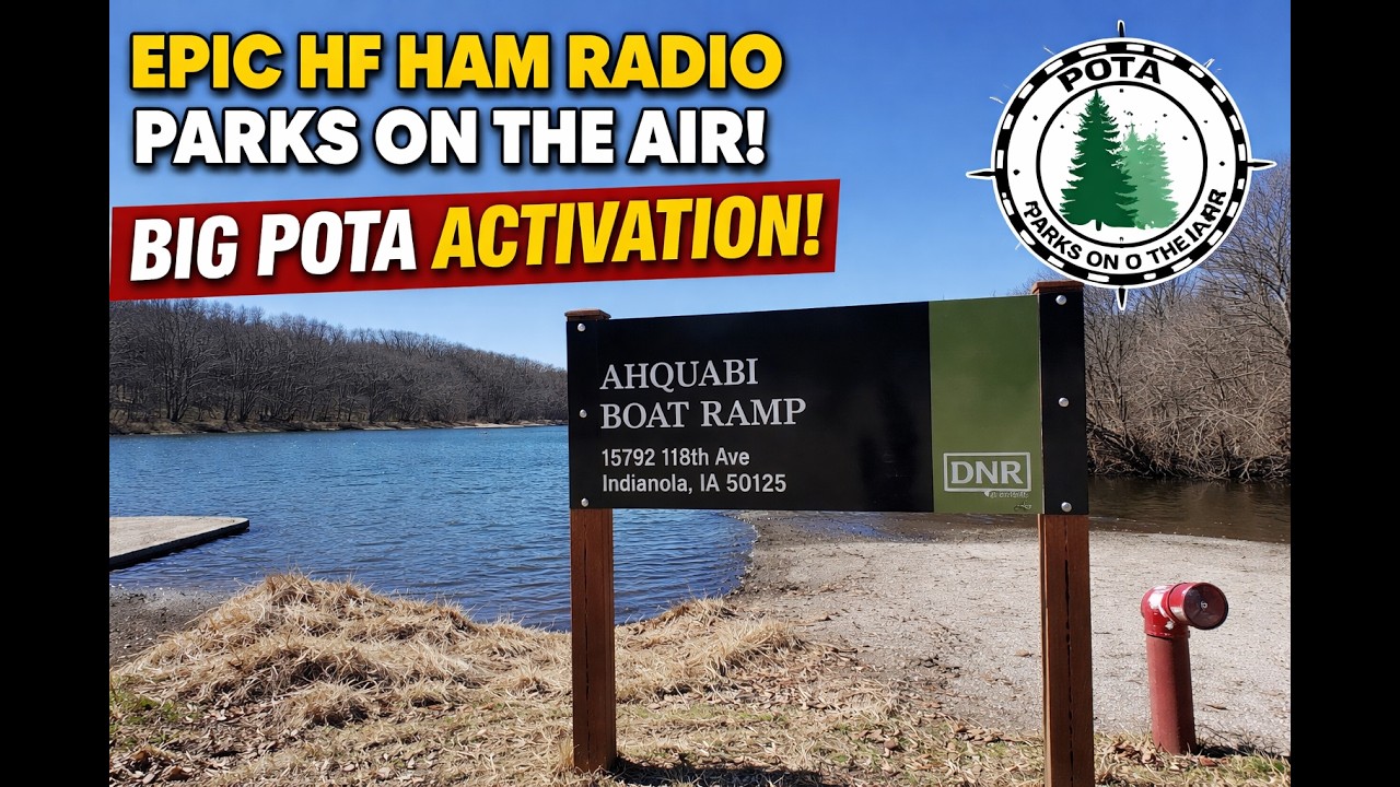 This POTA Activation Was INSANE! | Lake Ahquabi US-2295