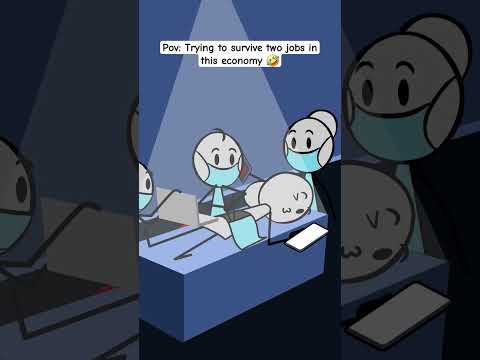 Trying to survive two jobs in this economy π€£ #viral #foryou #relatable #darkhumor #meme #funny