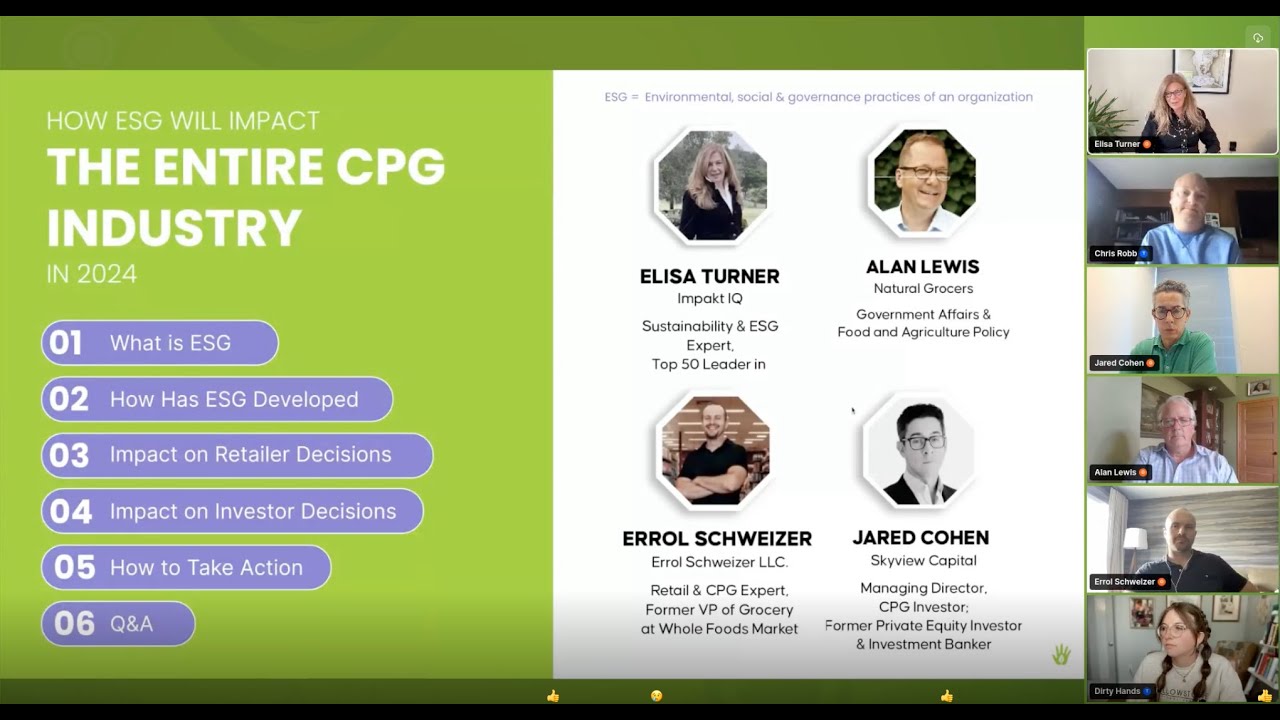 Webinar: How ESG Will Impact the CPG Industry in 2024