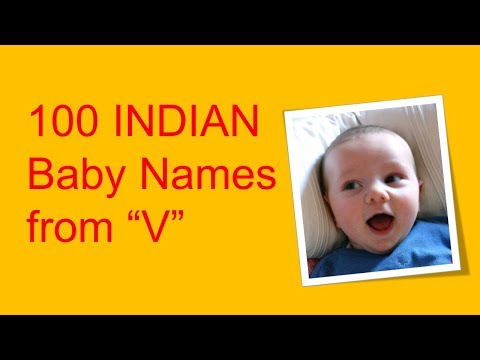 100 Indian Baby Boy Names Starting With "V"