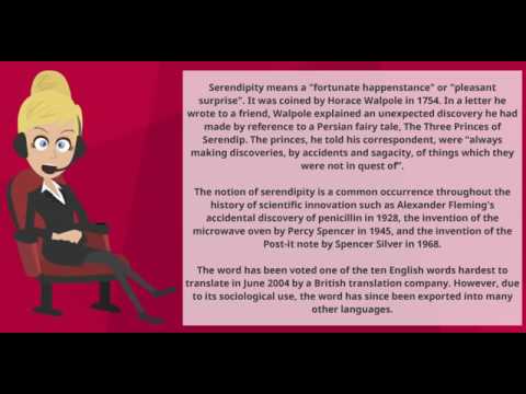 What is SERENDIPITY What does SERENDIPITY mean?