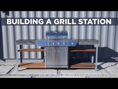 Building a Grill Station with Concrete Countertops – Lillian F. Dickerman
