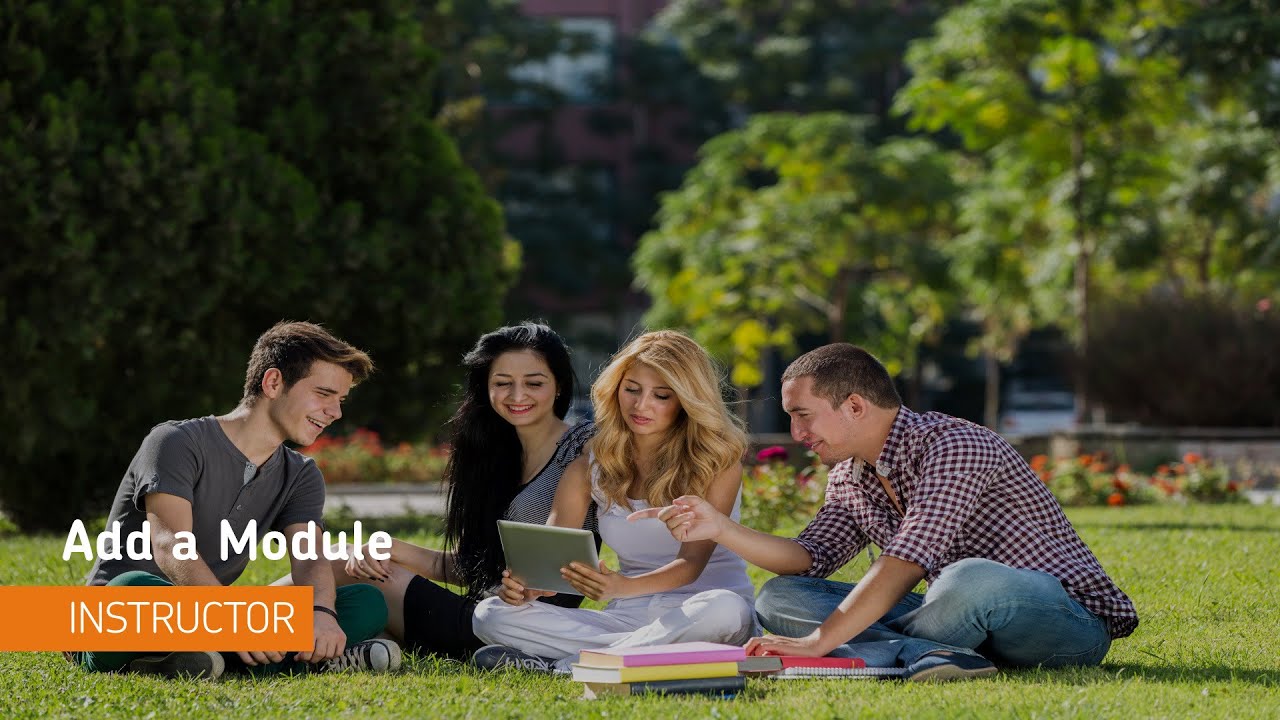 Content - Add a Module - Instructor