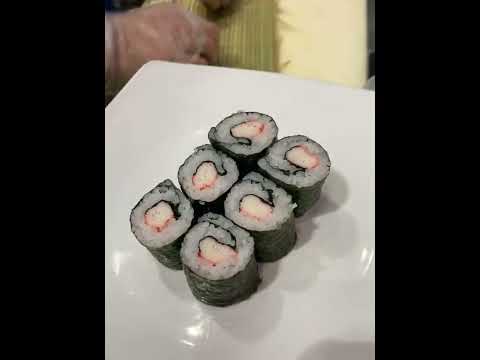 Easy sushi Kani roll
