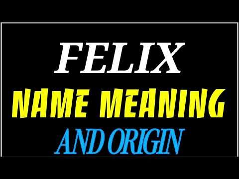 What does the name FELIX mean | FELIX meaning in english | Meaning of name FELIX