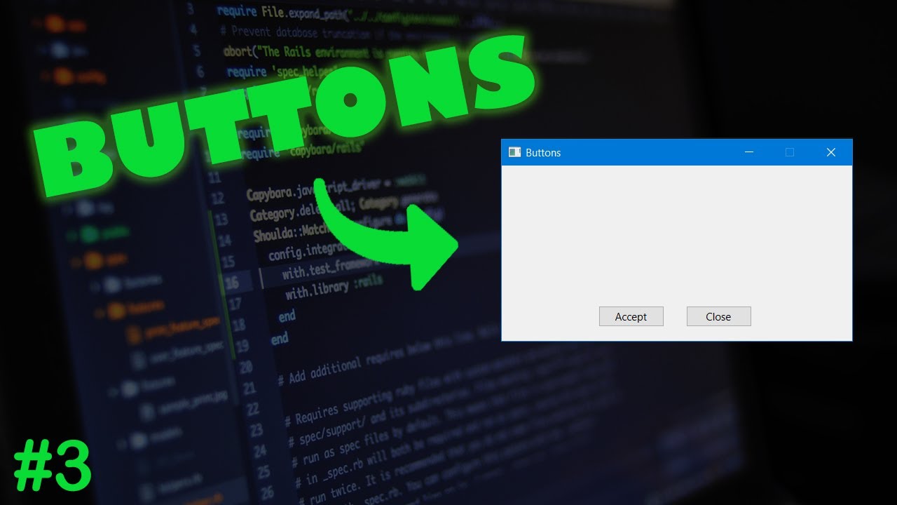 Adding Buttons | Python GUI Course #3