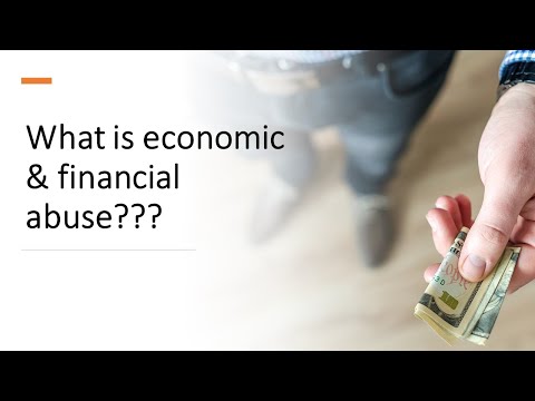 What is economic & financial abuse? (DA DASH MARAC training #4)