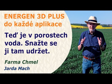 Jak udržet vodu a energii v porostech dokud tam je? ENERGEN 3D PLUS | Farma Chmel | Jarda Mach