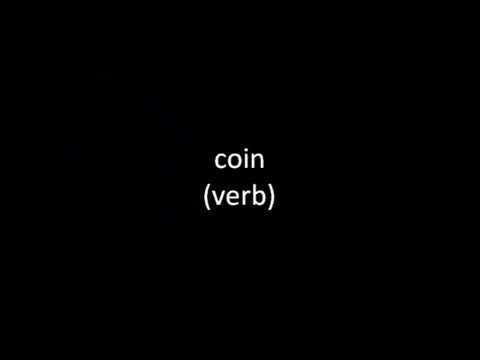 coin (verb)