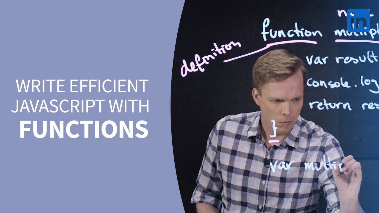 JavaScript Tutorial - Write efficient code with FUNCTIONS