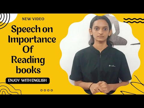 Speech on Importantance of reading books | easy speech | Importance of reading books speech