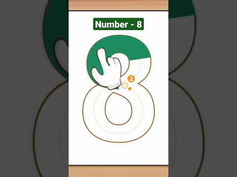 Tracing Number - "8" | Nursery Class