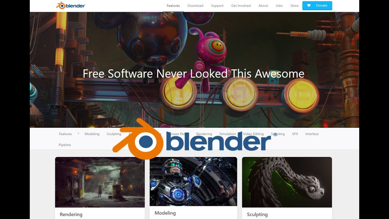 VideoGuide - How to Download and Install Blender, Free 3D Modelling, Sculpting, Animation, Rendering