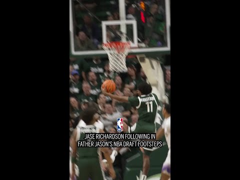 Jase Richardson Following in Dad's Footsteps Heading into NBA Draft | Michigan State Basketball