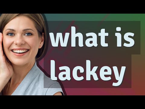 Lackey | meaning of Lackey
