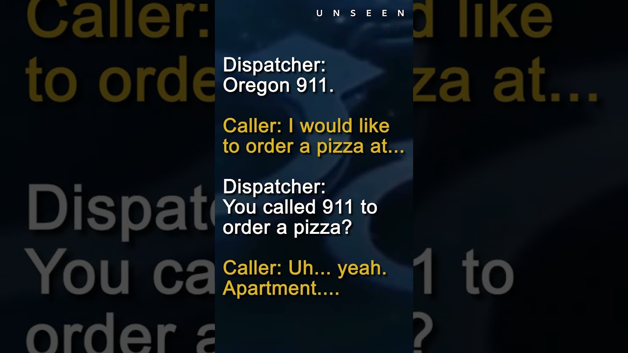 911 Dispatcher Receives A Call Disguised As A Pizza Order