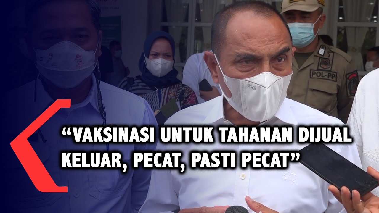 Gubsu Edy Rahmayadi Ancam Pecat 2 Dokter yang Menjual Vaksin