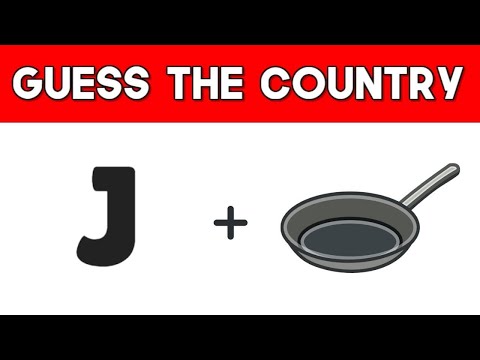 Guess the country by emoji! | Emoji puzzles