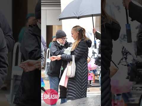 Sarah Jessica Parker Behind The Scenes Filming At The "And Just Like That" Set In New York City