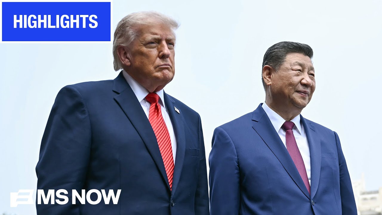 'A RESOUNDING victory for China' Watch MS NOW's coverage of the Trump-Xi summit
