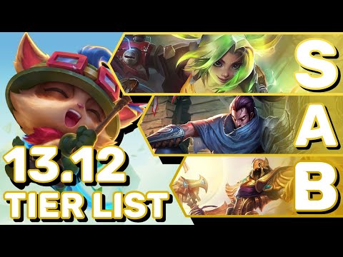 My Strategy & Tierlist For Climbing Patch 13.12 | TFT Guide Teamfight Tactics