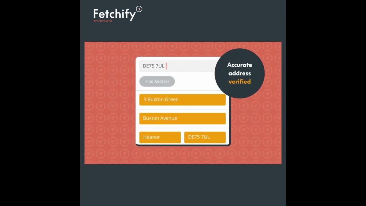Fetchify Postcode Lookup #data #datavalidation #addressverification