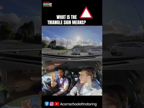 What is the Triangle sign means?