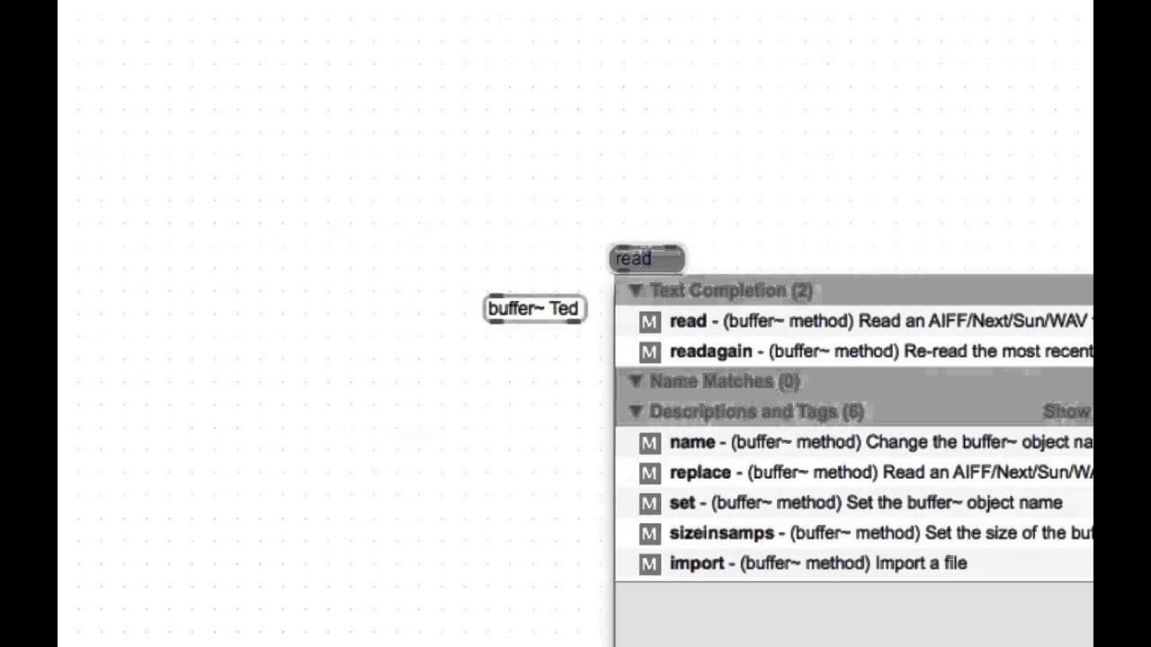 Class tutorial #13: Using Buffer~ and Groove~ for Playback