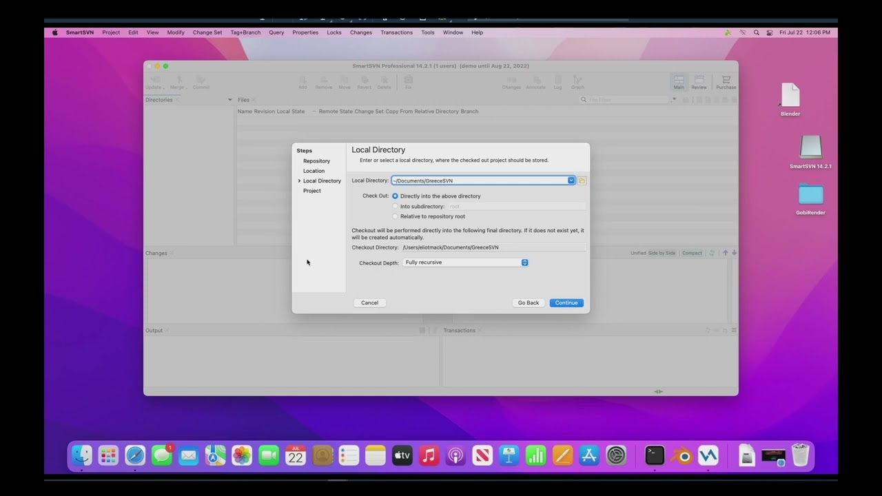 Installing Subversion on Mac OS