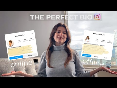 How to Create the PERFECT Instagram Bio with examples (online and offline services)
