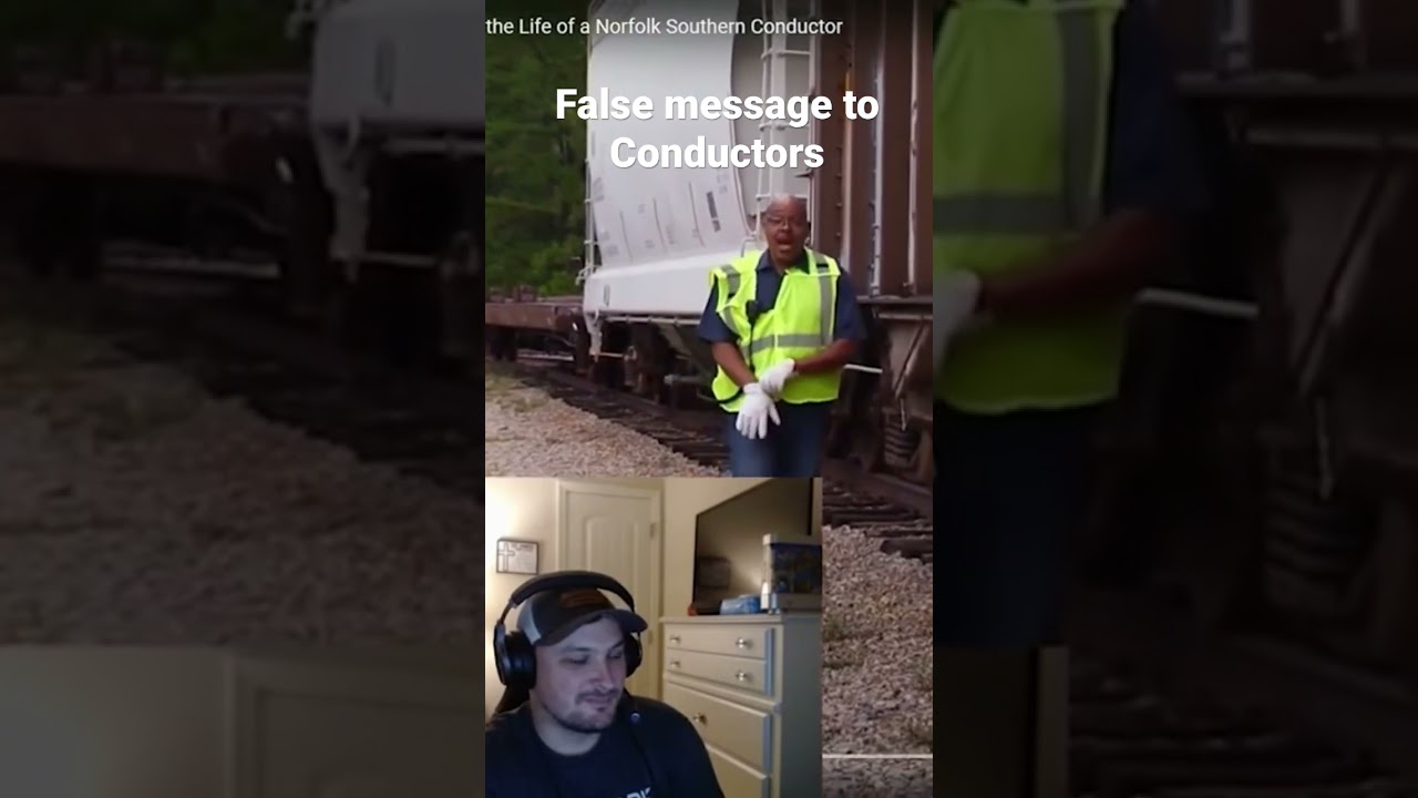 NorFolk Lies to their conductors. #norfolksouthern #conductor