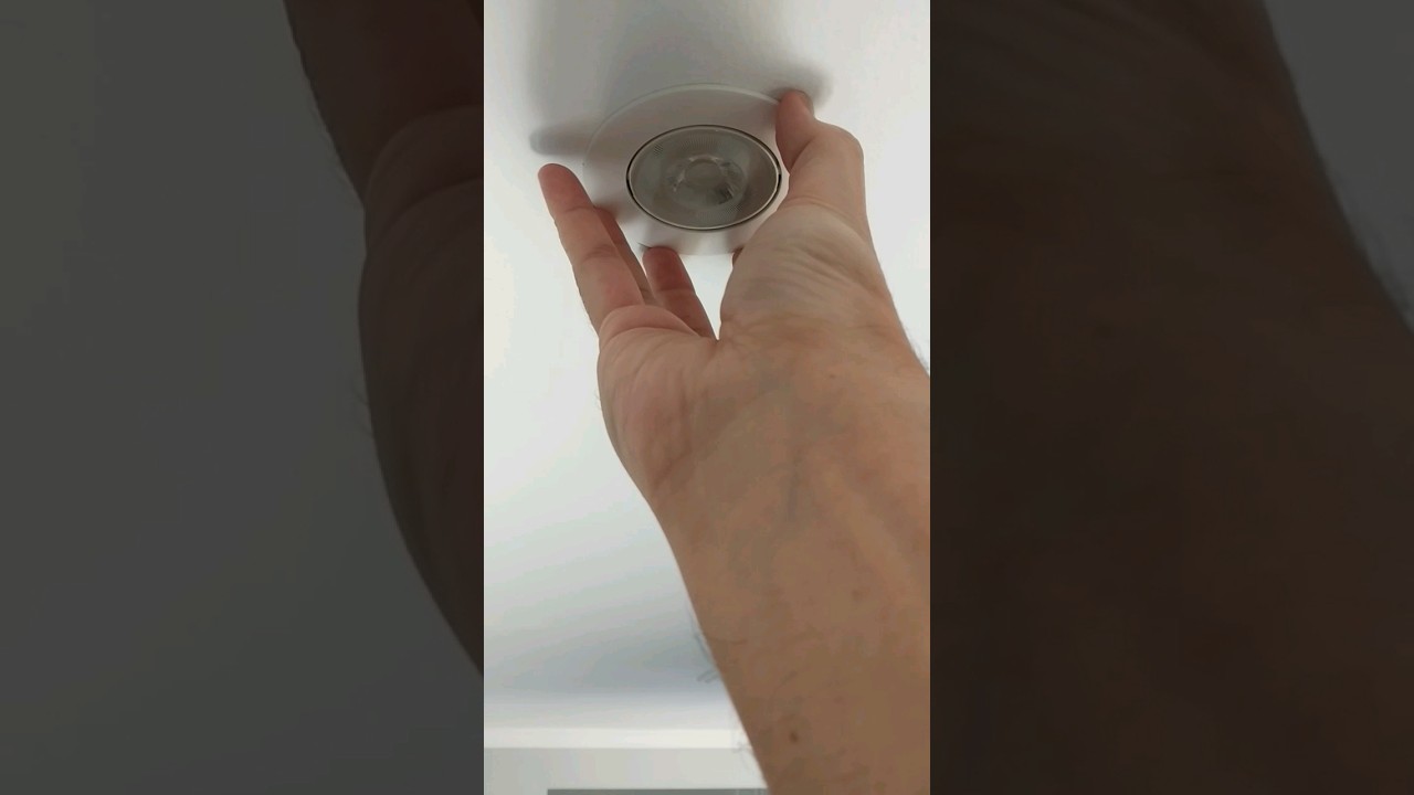 This shows how to remove downlight spot led lamp from the gypsum ceiling #shorts